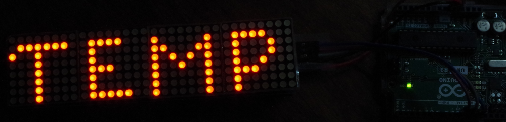 初めてのarduino ③ Unoボードに表示器をつなぐ（その2 ドット・マトリクス表示器のスケッチ） Arduinoクックブック