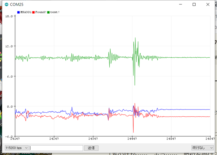 Stemmaで広がるarduinoの世界⑳step1 3軸加速度センサmsa301 Arduinoクックブック