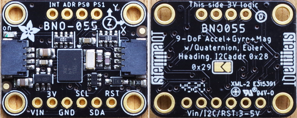 STEMMAで広がるArduinoの世界㉓Step1 9軸加速度センサBNO-055 - Arduinoクックブック
