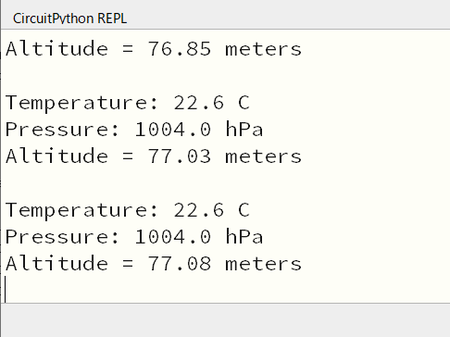 CircuitPython 10行プログラミング STEP7 (3) BMP280と7セグメントLEDの表示 - Arduinoクックブック